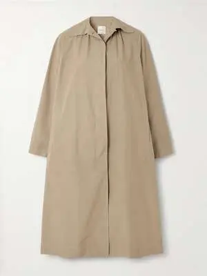 LESET Cotton Trench Coat - Camel