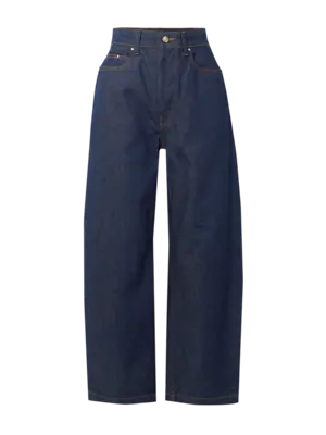 OSSOU Bends High-Rise Barrel-Leg Jeans