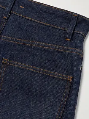 Ossou Bends High-rise Barrel-leg Jeans