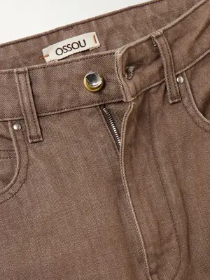 Ossou Drift High-rise Straight-leg Jeans