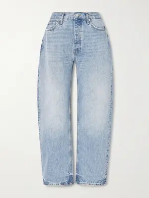 ANINE BING Fritz High-rise Barrel-leg Jeans - Blue