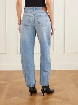 ANINE BING Fritz High-rise Barrel-leg Jeans - Blue