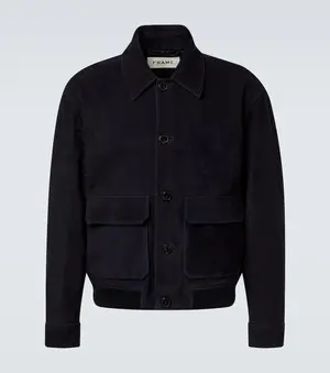 FRAME Suede Blouson Jacket