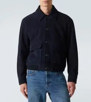 FRAME Suede Blouson Jacket
