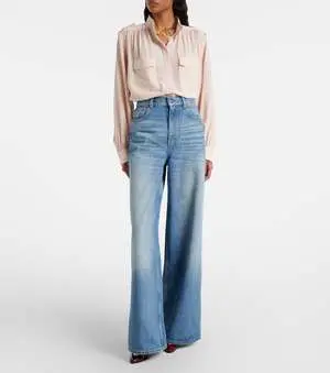 Chloé High-rise Wide-leg Jeans
