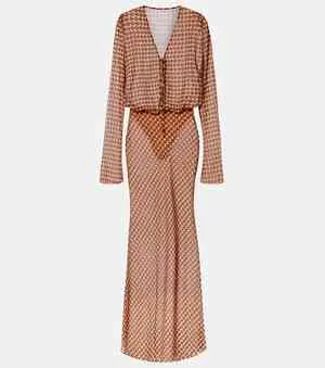 BANANHOT Nema Printed Maxi Dress