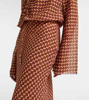 BANANHOT Nema Printed Maxi Dress