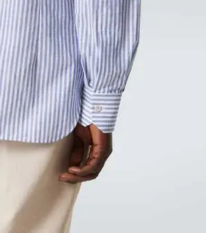 Kiton Striped Cotton Shirt