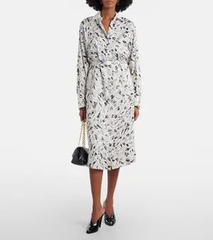 Altuzarra Floyd Printed Cotton-blend Shirt Dress