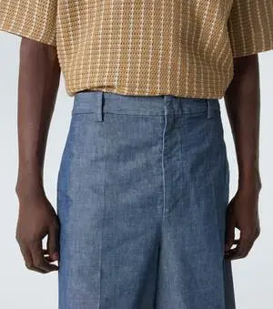JIL SANDER Denim Bermuda Shorts