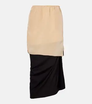 Calvin Klein Black Wash Skirts For Women