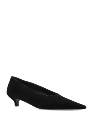 TOTEME Suede Kitten Heel Shoes