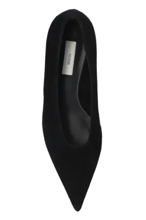TOTEME Suede Kitten Heel Shoes