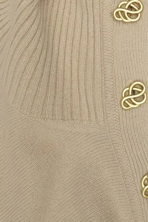 BY MALENE BIRGER Wool Turtleneck Sweater - Beige