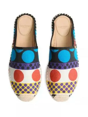 Valentino Garavani Vlogo Patterned Espadrilles