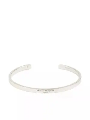 MAISON MARGIELA Logo Cuff Bracelet - Silver