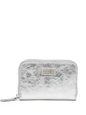 MAISON MARGIELA Zip-around Wallet - Silver