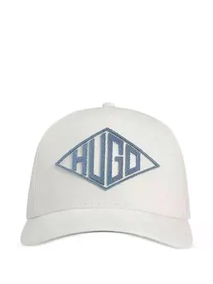 Hugo Logo-plaque Marsel-geo Cap - White
