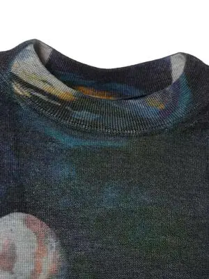 LOUIS VUITTON Galaxy-print Sweater