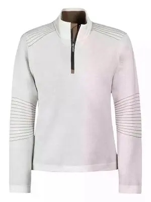 MOORER Half-zip Pullover Sweater