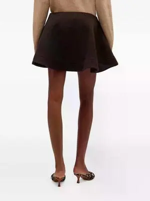 GANNI Flared Mini Skirt