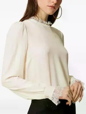 TWINSET Lace-trimmed Blouse
