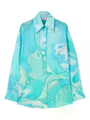 Emilio Pucci Curved Hem Shirts For Women