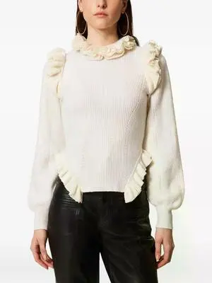 TWINSET Ruffled-trim Jumper