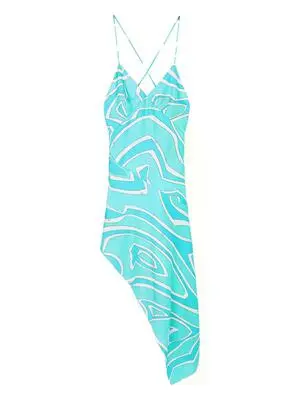 Emilio Pucci Labirinto-print Silk Dress