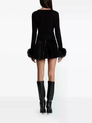 Alice + Olivia Dollie Cardigan - Black