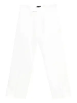 TOM FORD Cotton Wide-leg Trousers - White