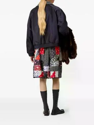Miu Miu Patchwork Mini Skirt