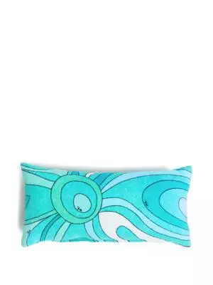 Emilio Pucci Marmo-print Bath Cushion - Blue
