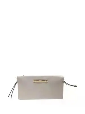 Chloé Logo-plaque Wallet - Grey