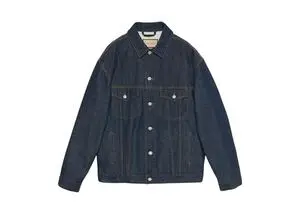 Gucci Gg Embossed Denim Jacket - Blue