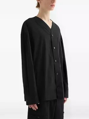 JIL SANDER Patch Pocket V-neck Shirt