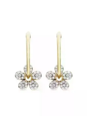Phillips House 14k Yellow Forget-me-not Diamond Earrings - Gold