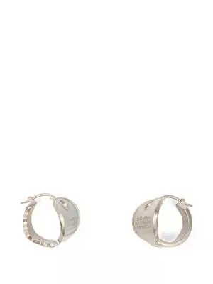 MAISON MARGIELA Numeric-engraved Hoop Earrings