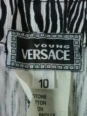 Versace 1980-1990s Zebra Print Vest
