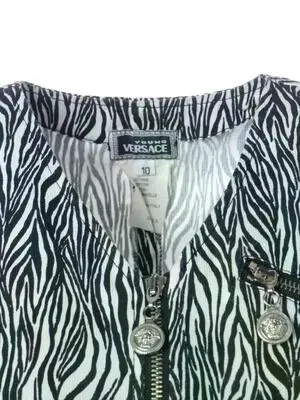 Versace 1980-1990s Zebra Print Vest
