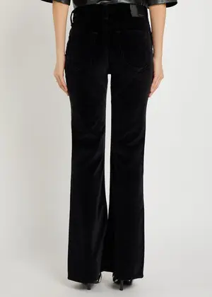Rag & Bone Flared-leg Velvet Trousers