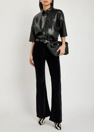 Rag & Bone Flared-leg Velvet Trousers