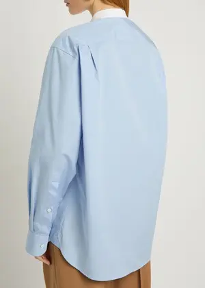 Stella McCartney Cotton Poplin Shirt - Light Blue