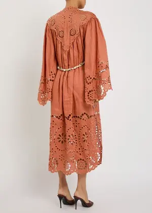 Zimmermann Awaken Embroidered Yoki Maxi Dress