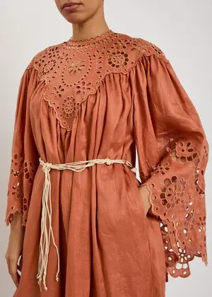 Zimmermann Awaken Embroidered Yoki Maxi Dress