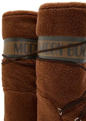 Moon Boot Icon Fleece Mid-calf Snow Boots - Brown