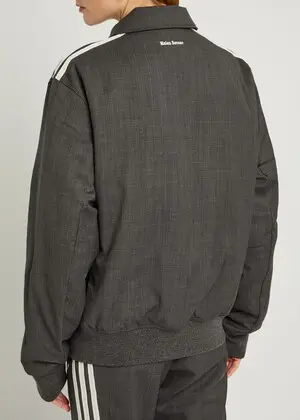 WALES BONNER Adidas X Quilted Wool-blend Jacket - Dark Grey