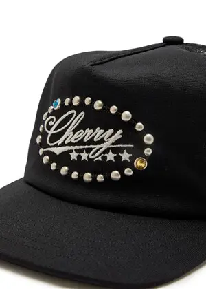 CHERRY LOS ANGELES Five Star Studded Trucker Cap