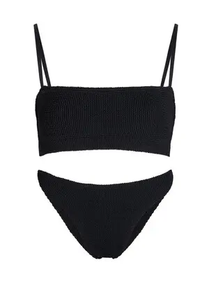 Hunza G Gigi Crinkle Bikini - Black