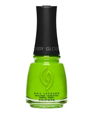 CHINA GLAZE Mega Pigment Nail Lacquer Frosty Lime